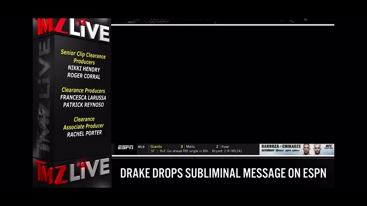 Tmz live end credits - YouTube