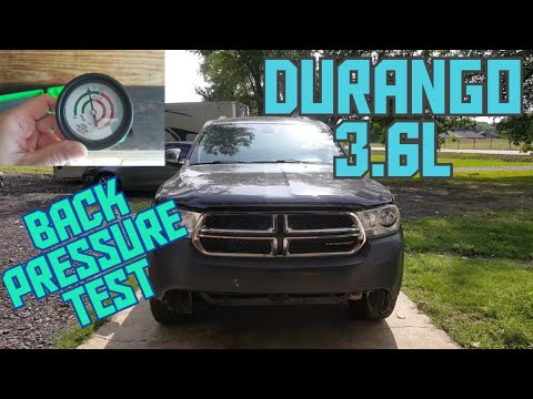 How to back pressure test a 2011-2020 Dodge Durango 3.6L pentastar ...