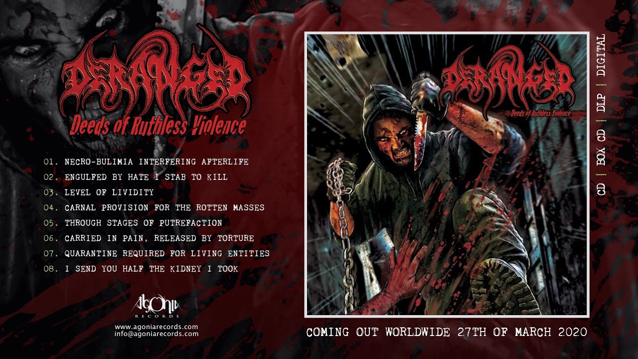 DERANGED - Deeds Of Ruthless Violence (Official Album Stream) - YouTube