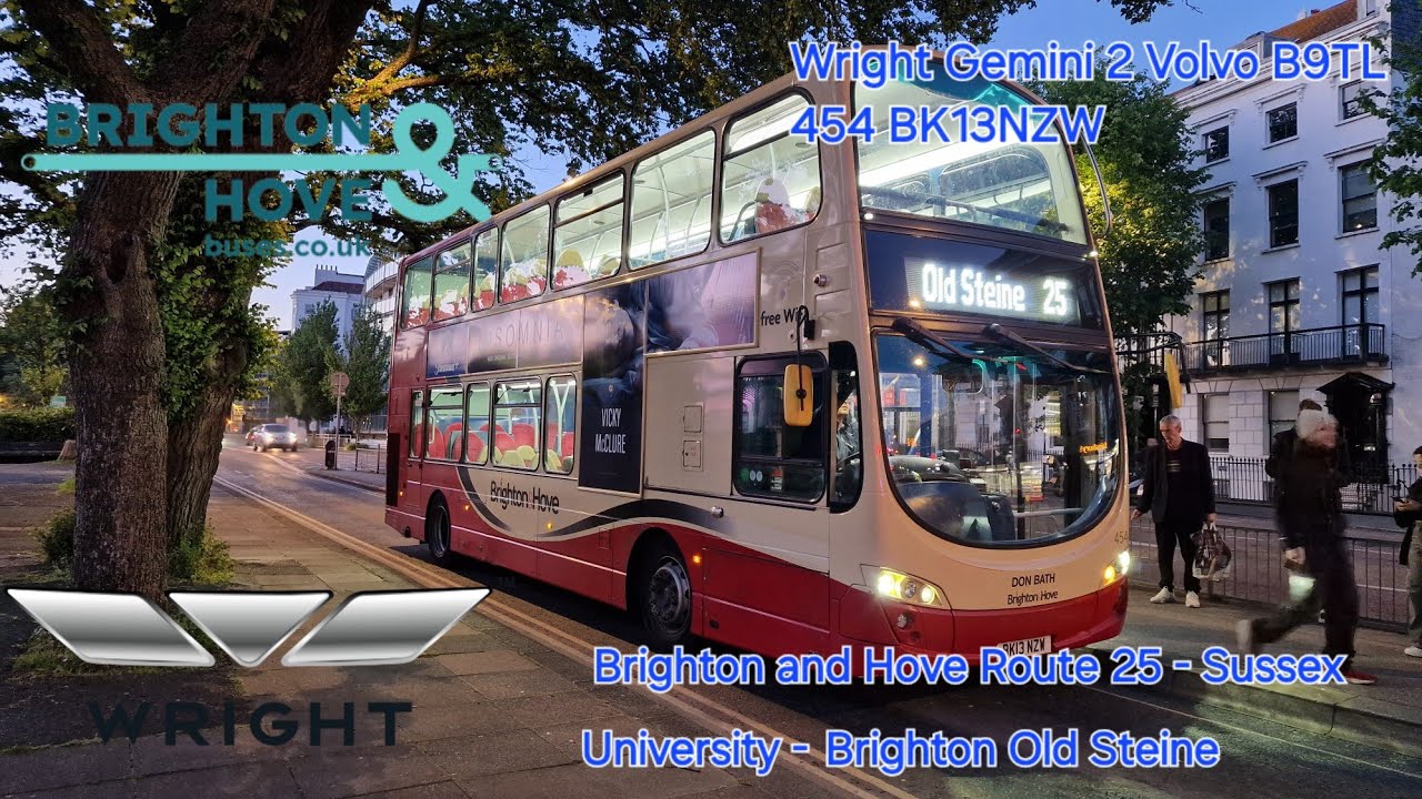 Route 25 to Brighton Old Steine | Brighton and Hove - YouTube