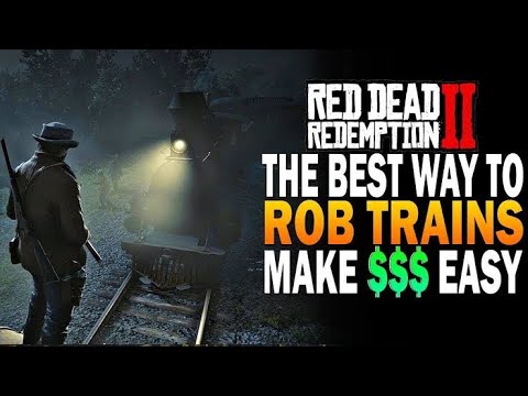 Red Dead Redemption 2 - Train Robbery With John Marston Mission (RDR2 ...
