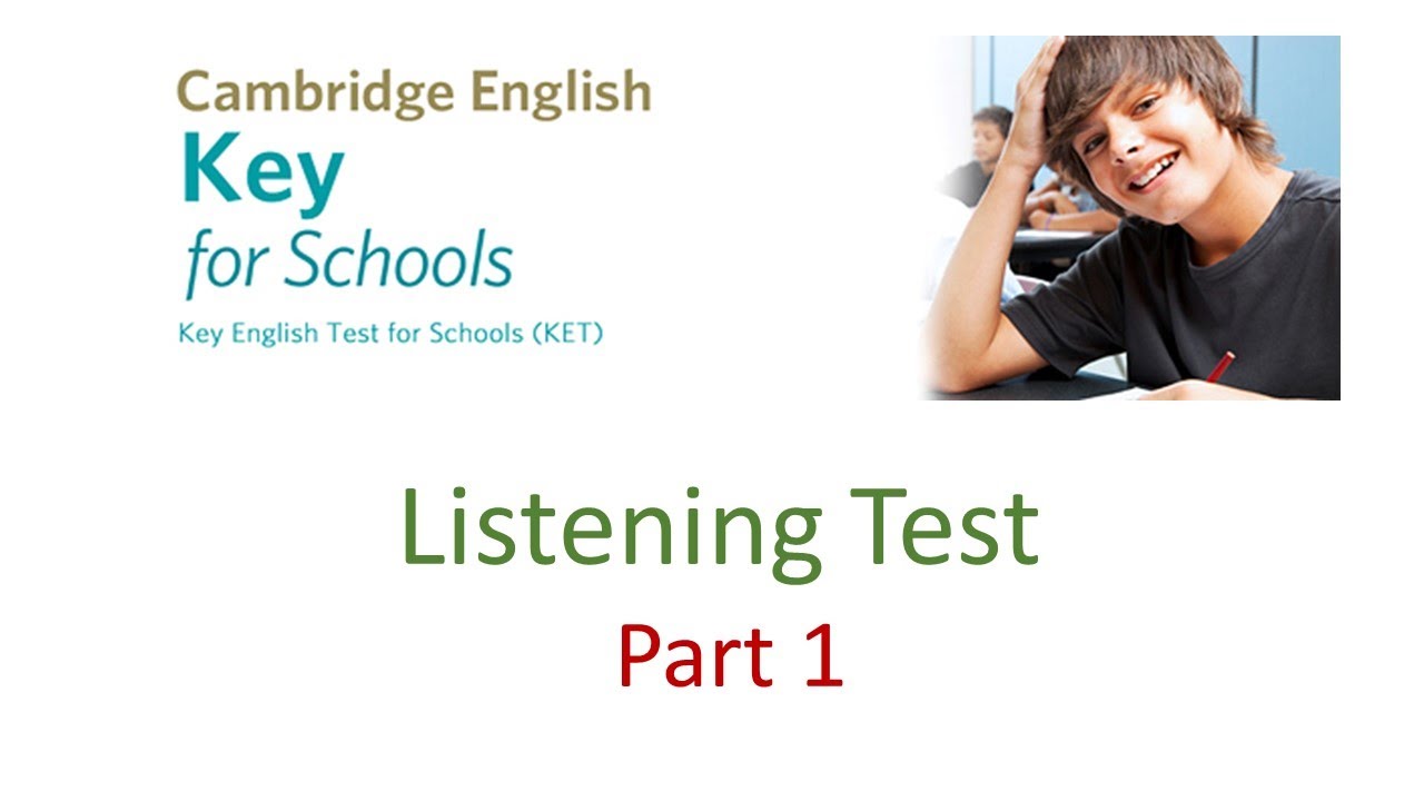 KET Listening Part 1 Test 3 - YouTube