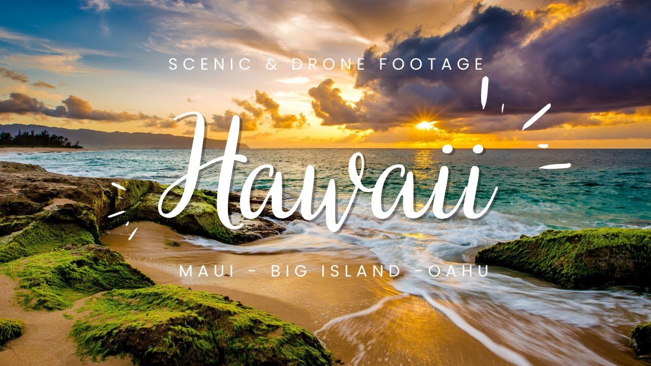 Hawaii Scenic & Drone Footage - Maui, Big Island, and Oahu - YouTube