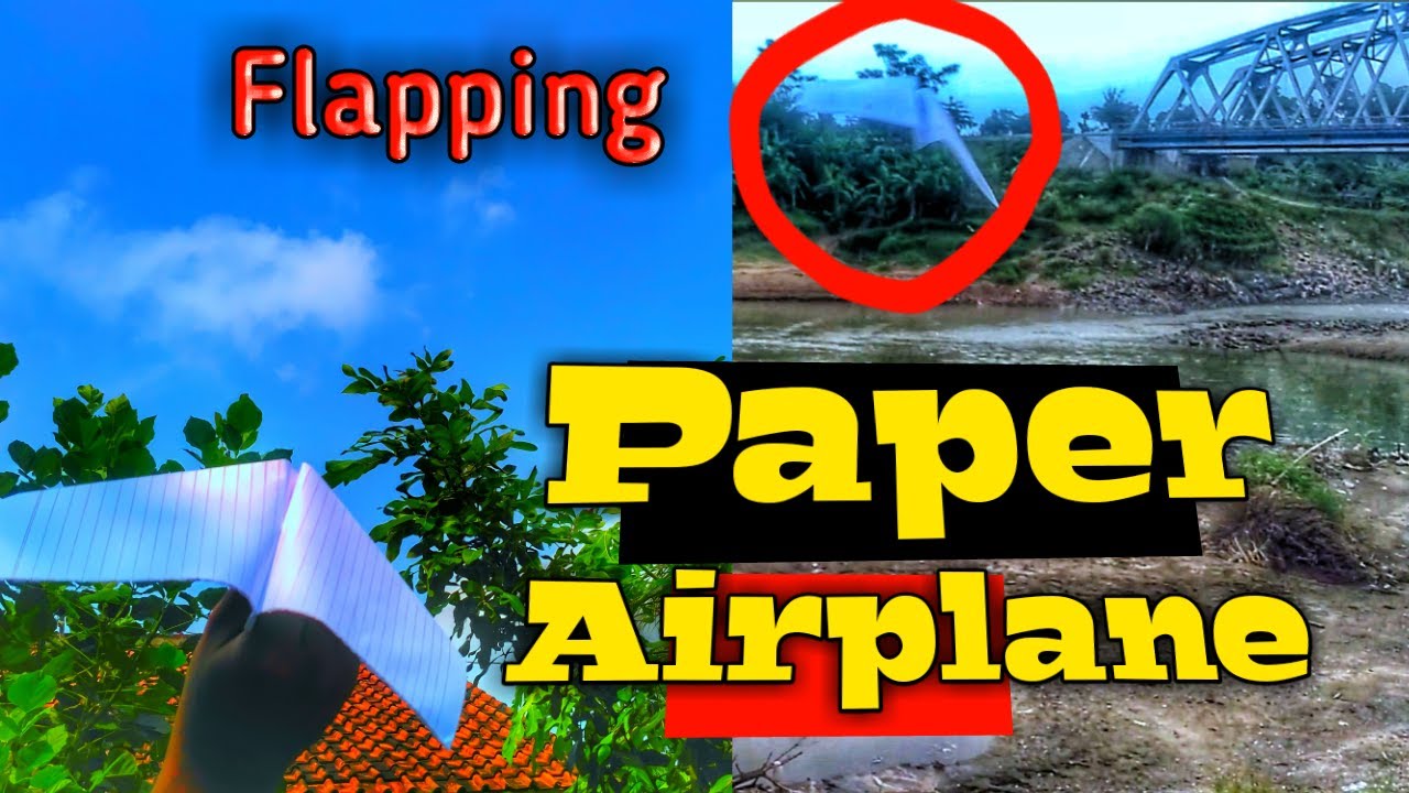 How To Make flapping airplane (Easy) - YouTube