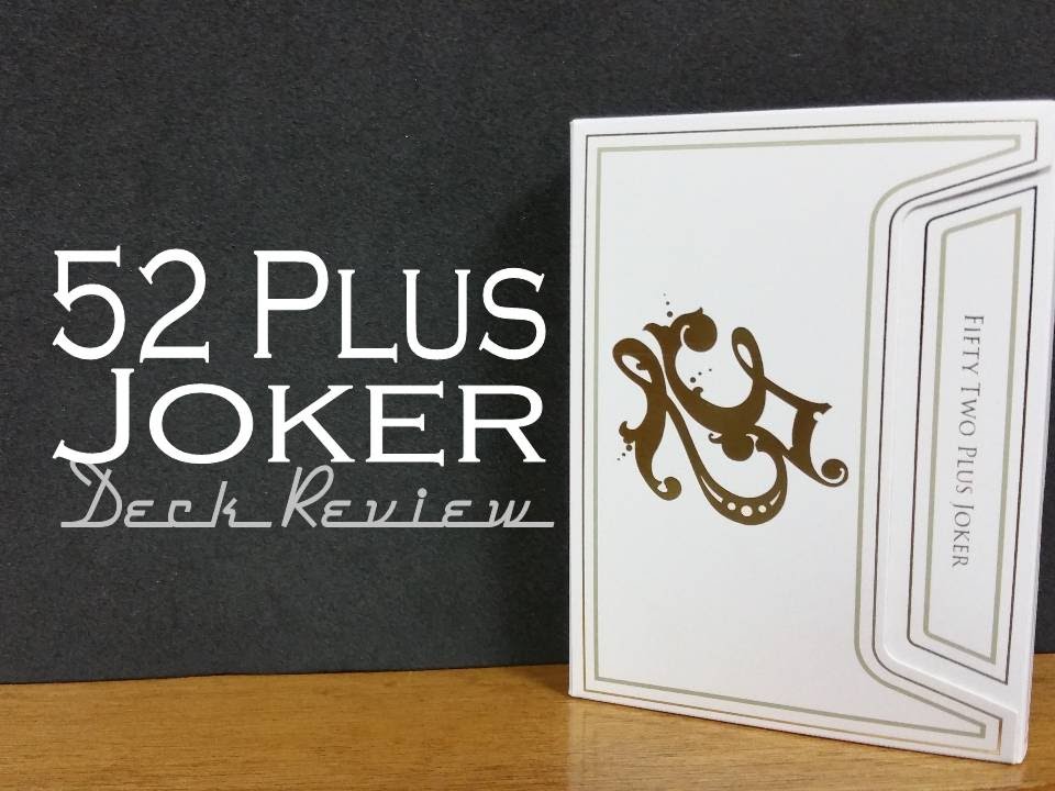 52 Plus Joker - Expert Playing Cards - Deck Review - YouTube