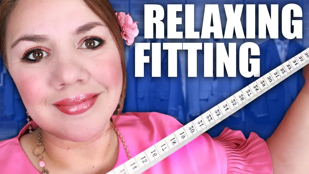 ASMR Professional Suit Fitting and Measuring / Personal Attention - YouTube