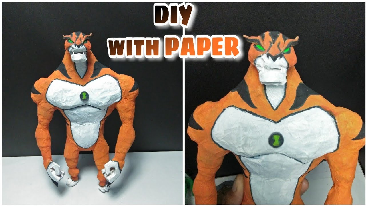 How To Make Ben 10 Rath with paper/DIY Rath/innovative friend - YouTube