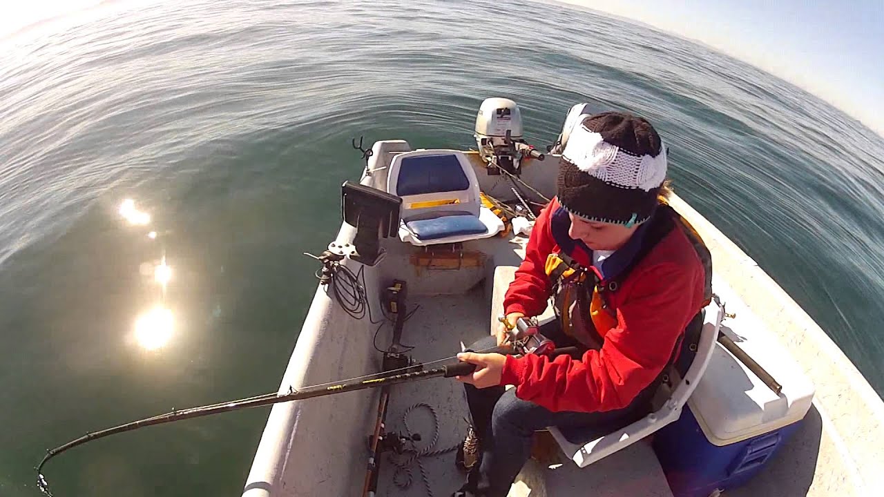 Second mooching salmon of the day - YouTube