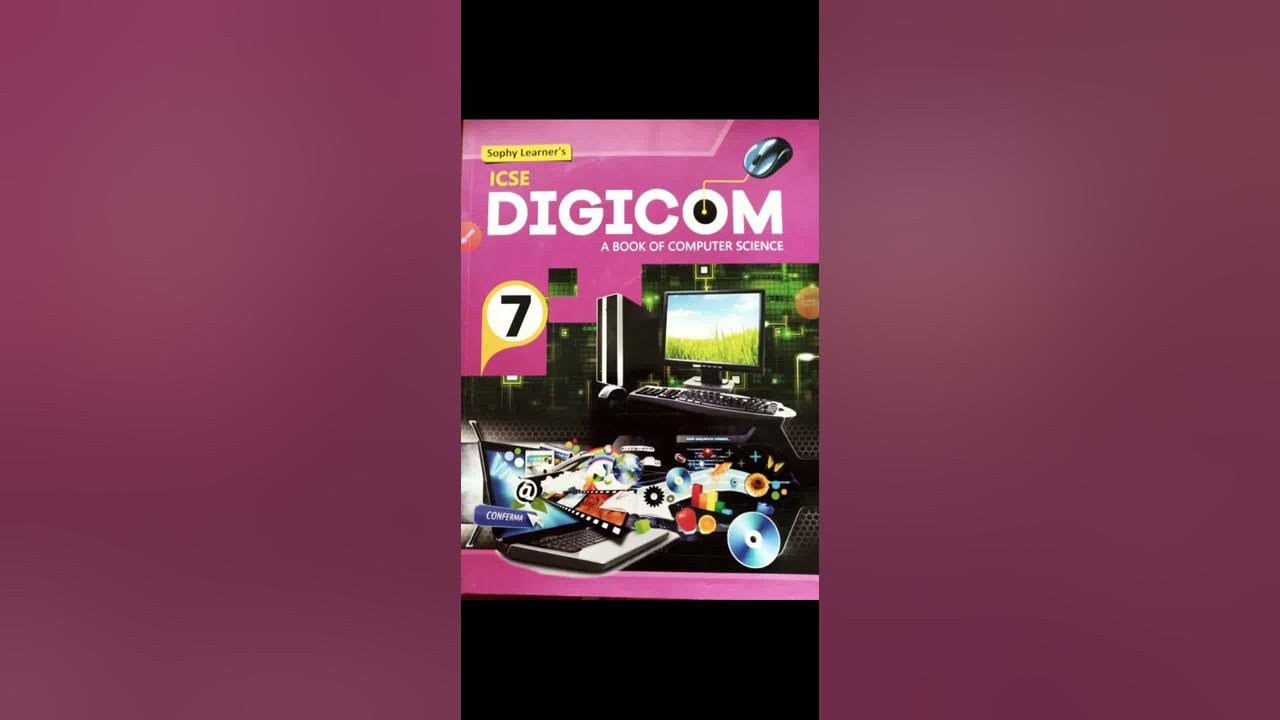 Class 7 computer solution of chapter 1 - YouTube