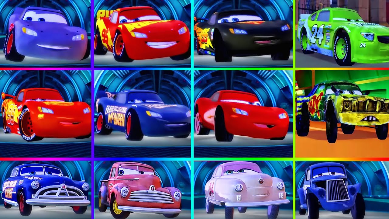 Cars 2: The Video Game: Driven To Win - All Lightning McQueen - YouTube
