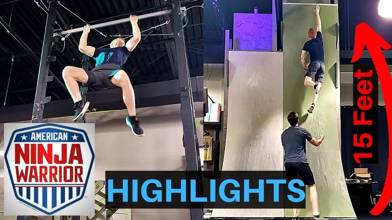 My First Time at Ninja Warrior Gym- Highlights - YouTube