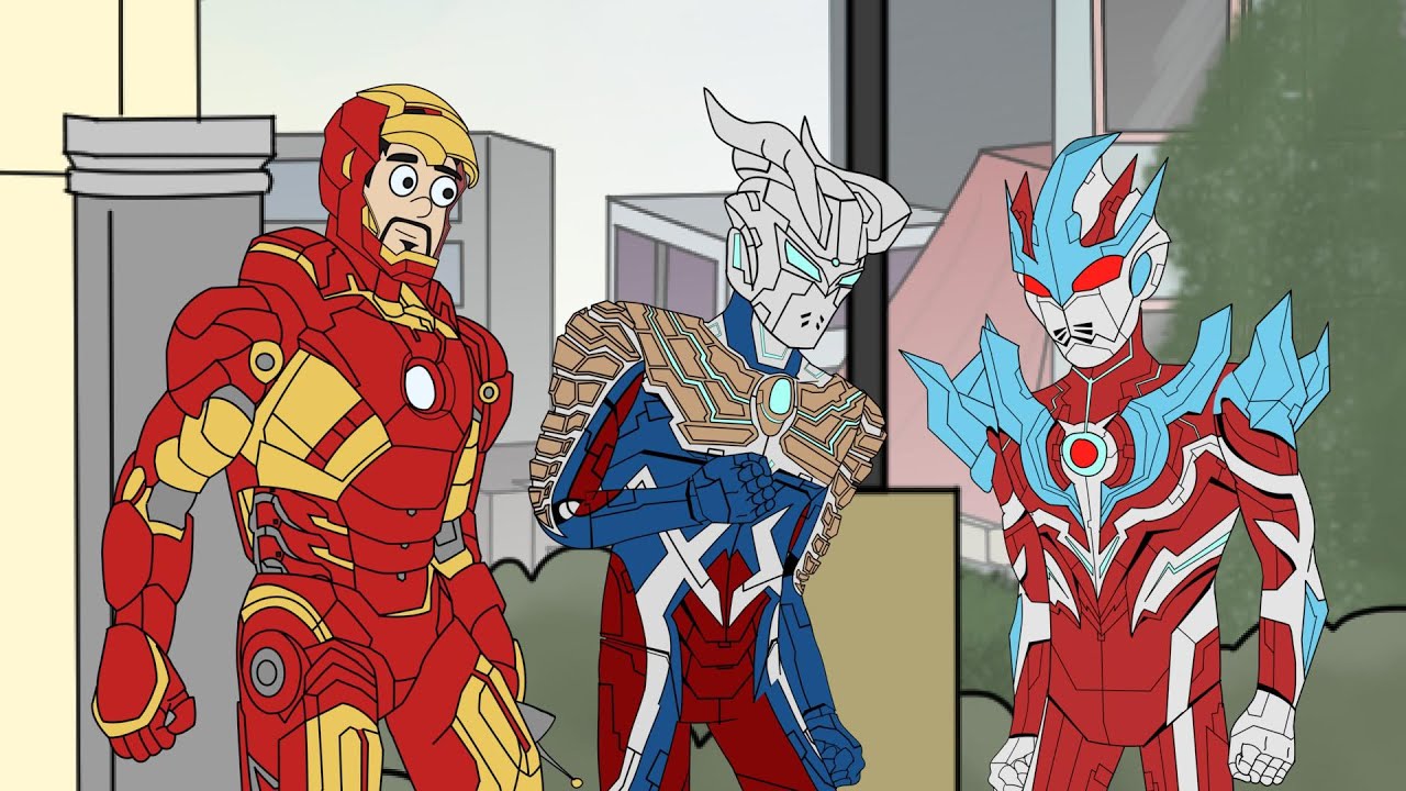 Ultraman Ginga Robot Diserang Robot Zero - Kartun Ultraman - YouTube