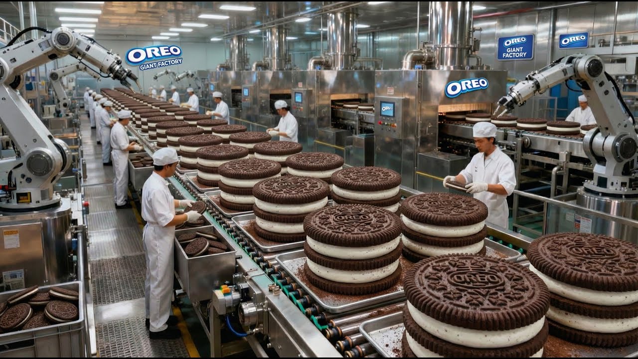 Inside the Oreo Factory: From Cocoa to Cookie Aisle — Full Production ...