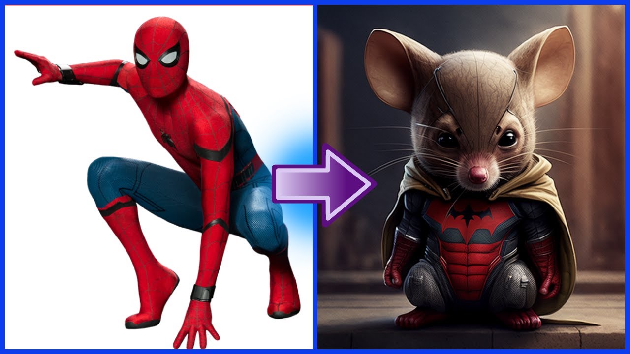 SUPERHEROES but LITTLE MICE💥 All Characters (Marvel & DC) - YouTube