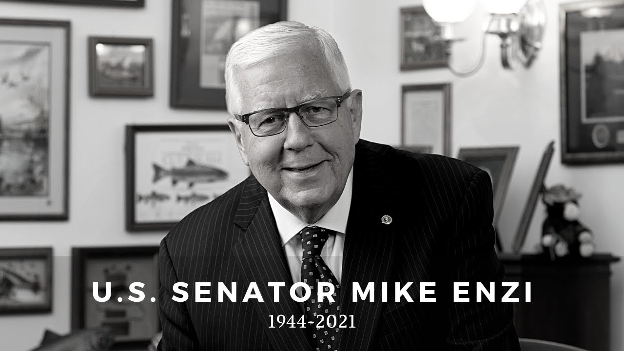 McConnell Mourns Former Senator Mike Enzi - YouTube
