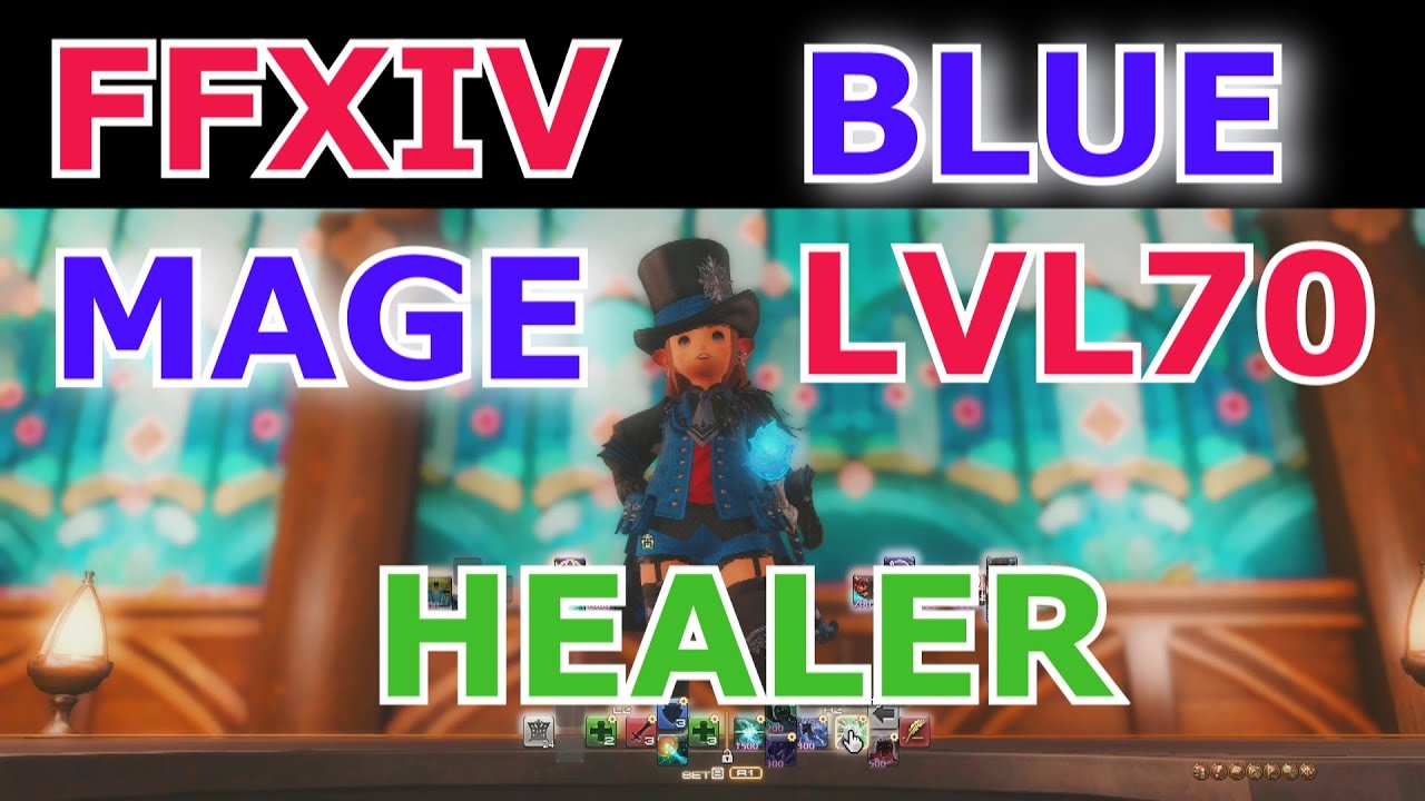 FFXIV Blue Mage 70 Healer Spell Guide - YouTube