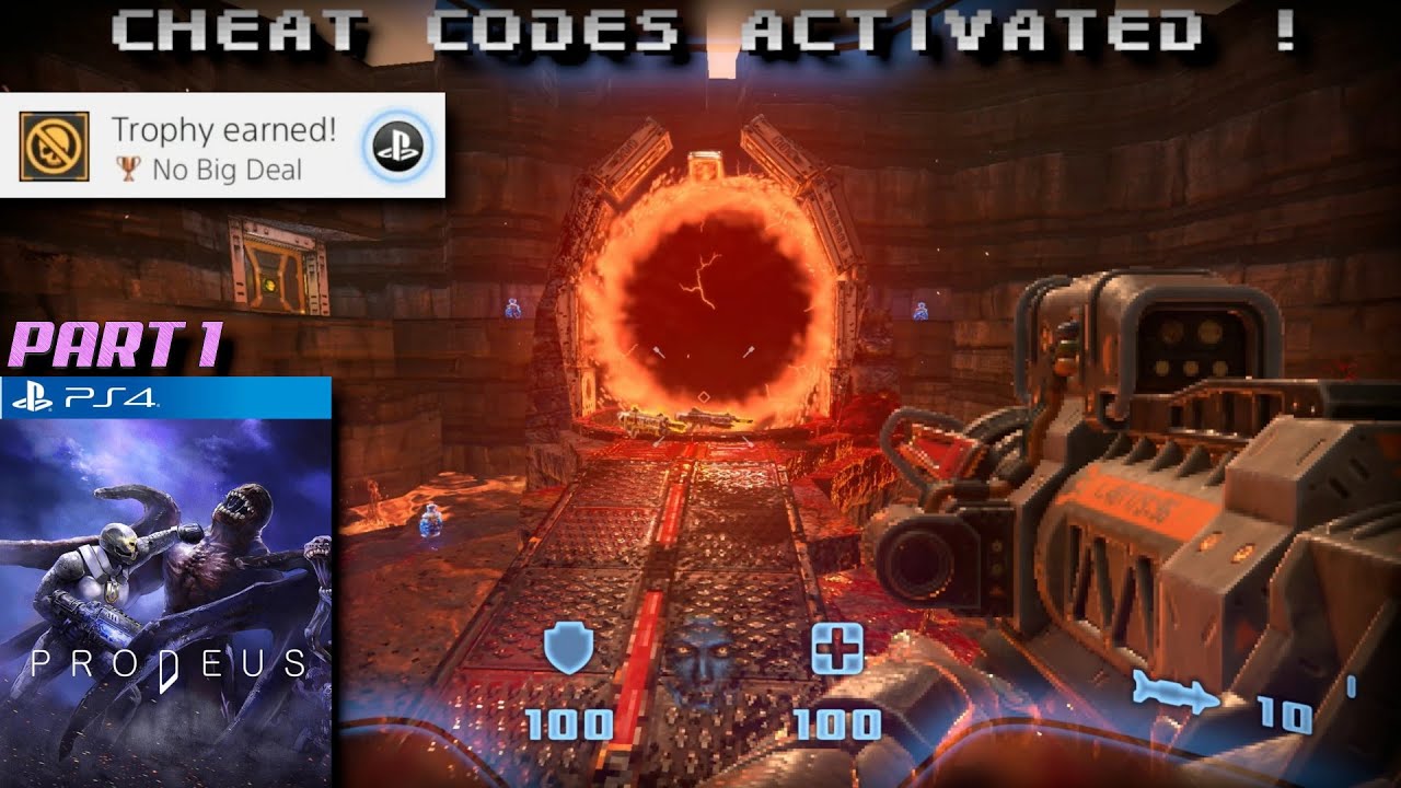 Prodeus | Part 1 | PS4 | No Commentary | Cheat Codes Activated - YouTube