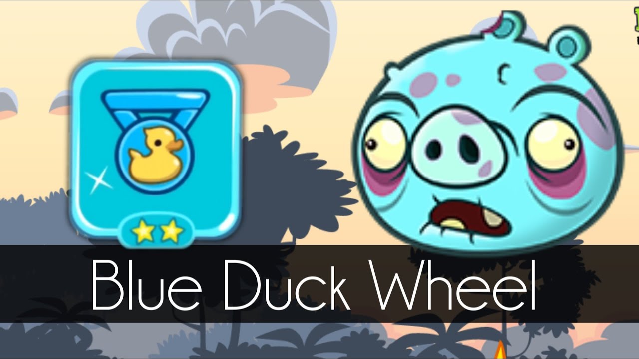 Bad Piggies - BLUE DUCK WHEEL (Hidden Loot Crates) - YouTube
