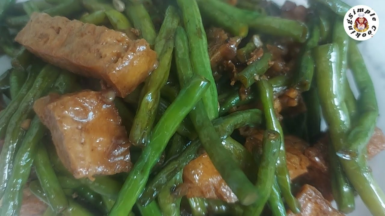Stir Fried Tofu with String Beans | Simple Cooking | #stirfry - YouTube
