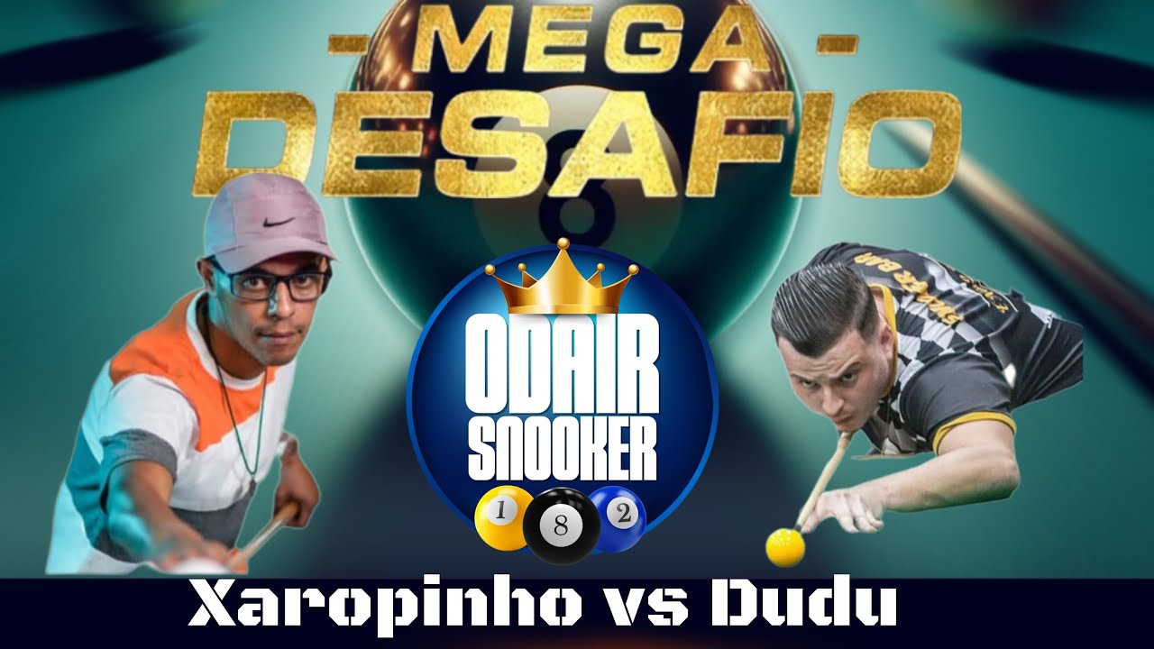 #sinucaaovivo XAROPINHO VS DUDU ALVES R$30K - YouTube