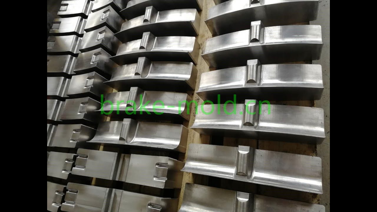 How is the train brake shoe mold made ? mold and tooling for the entire ...
