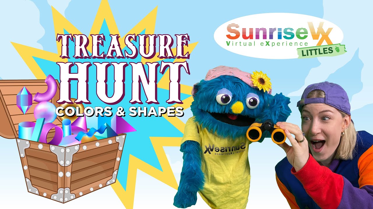 Treasure Hunt Time: Colors and Shapes | SunriseVX Little's S3 E7 - YouTube