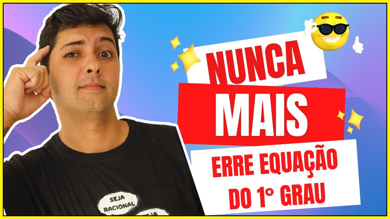 Como resolver uma equação do primeiro grau Simples e rápido - YouTube