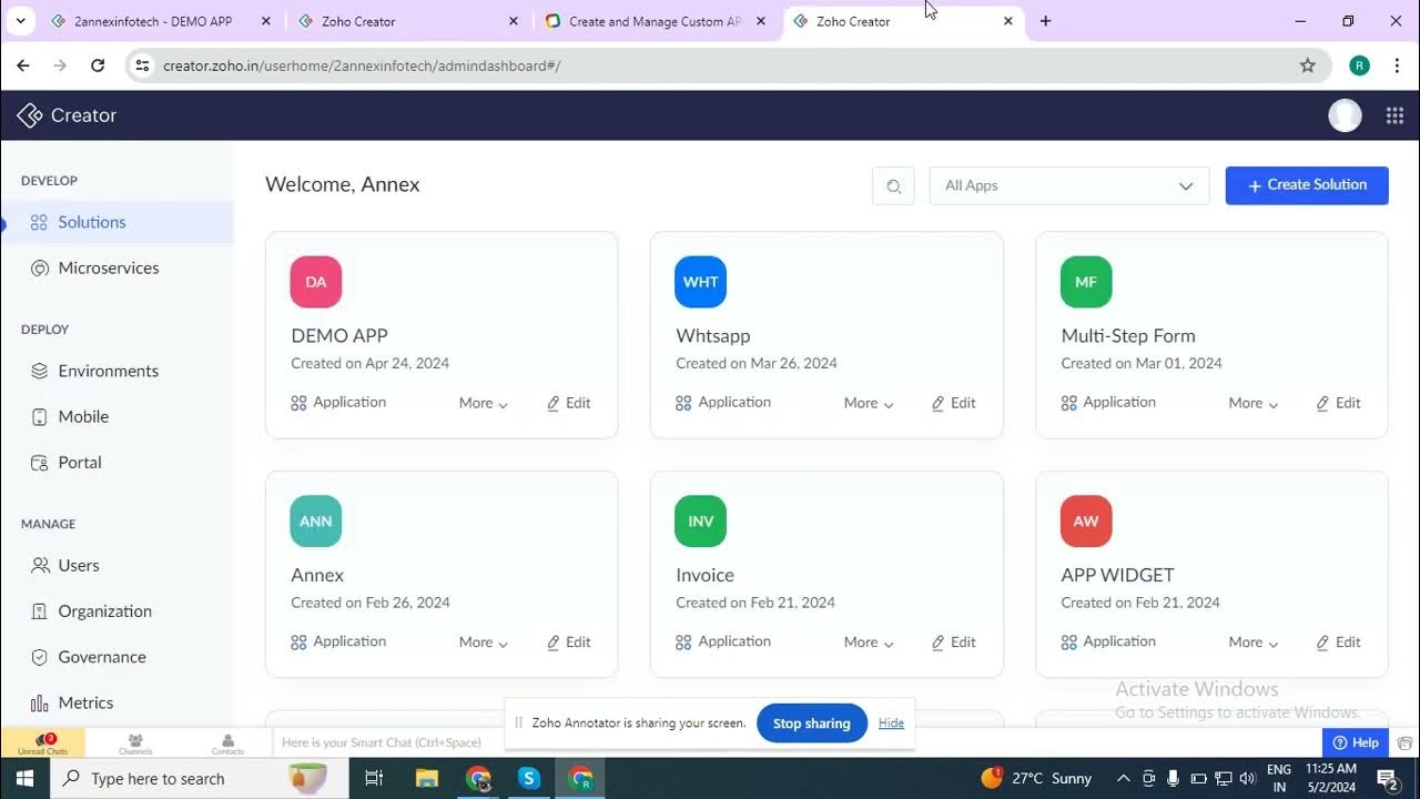 Use function as a custom api in zoho creator in hindi - Rahul Bindal - YouTube