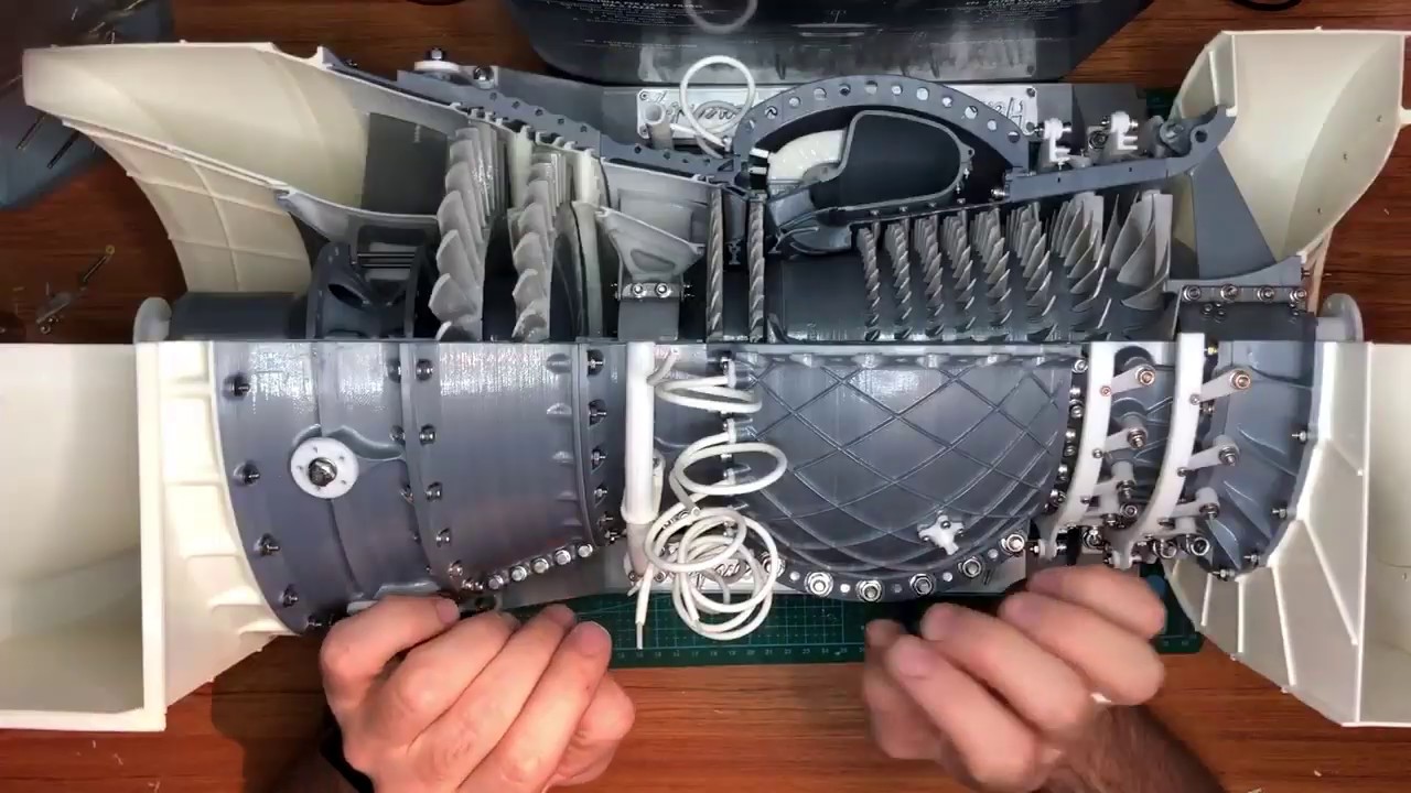 Gas turbine 3D printing DIY project - YouTube