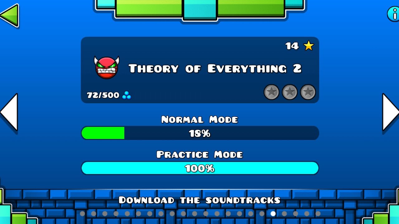 Geometry Dash #18 | My progress on Theory of Everything 2 :( - YouTube