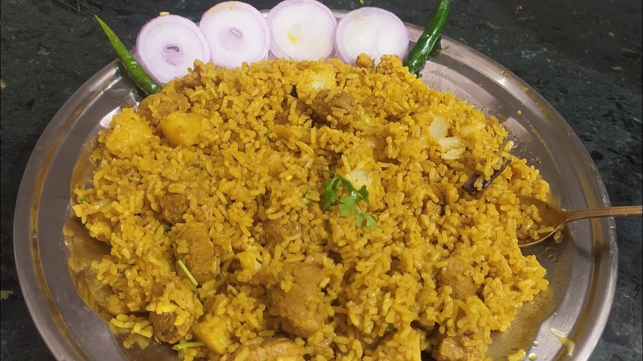 Soyabin wala bhat eshe khane ke baad sabjiya banana bhul jayenge ...