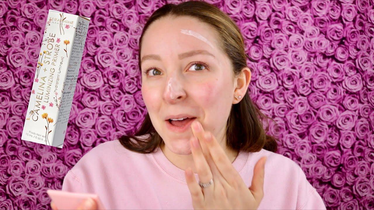 Seraphine Botanicals Camelina + Strobe Luminizing Primer Review - YouTube