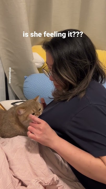 Spraying myself with catnip to see how my cat would react #shorts - YouTube