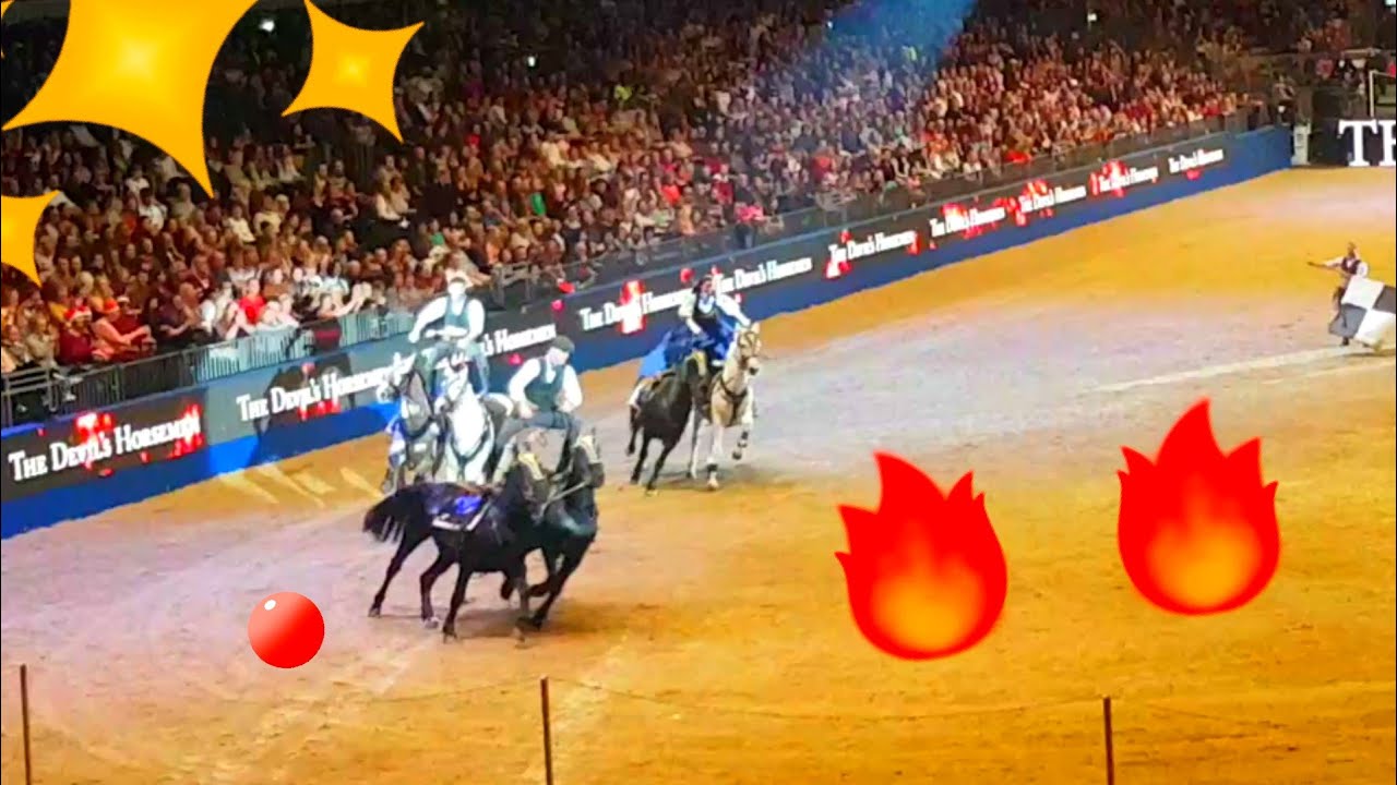 The Devil's Horsemen, Olympia, The London International Horse Show 2018 ...