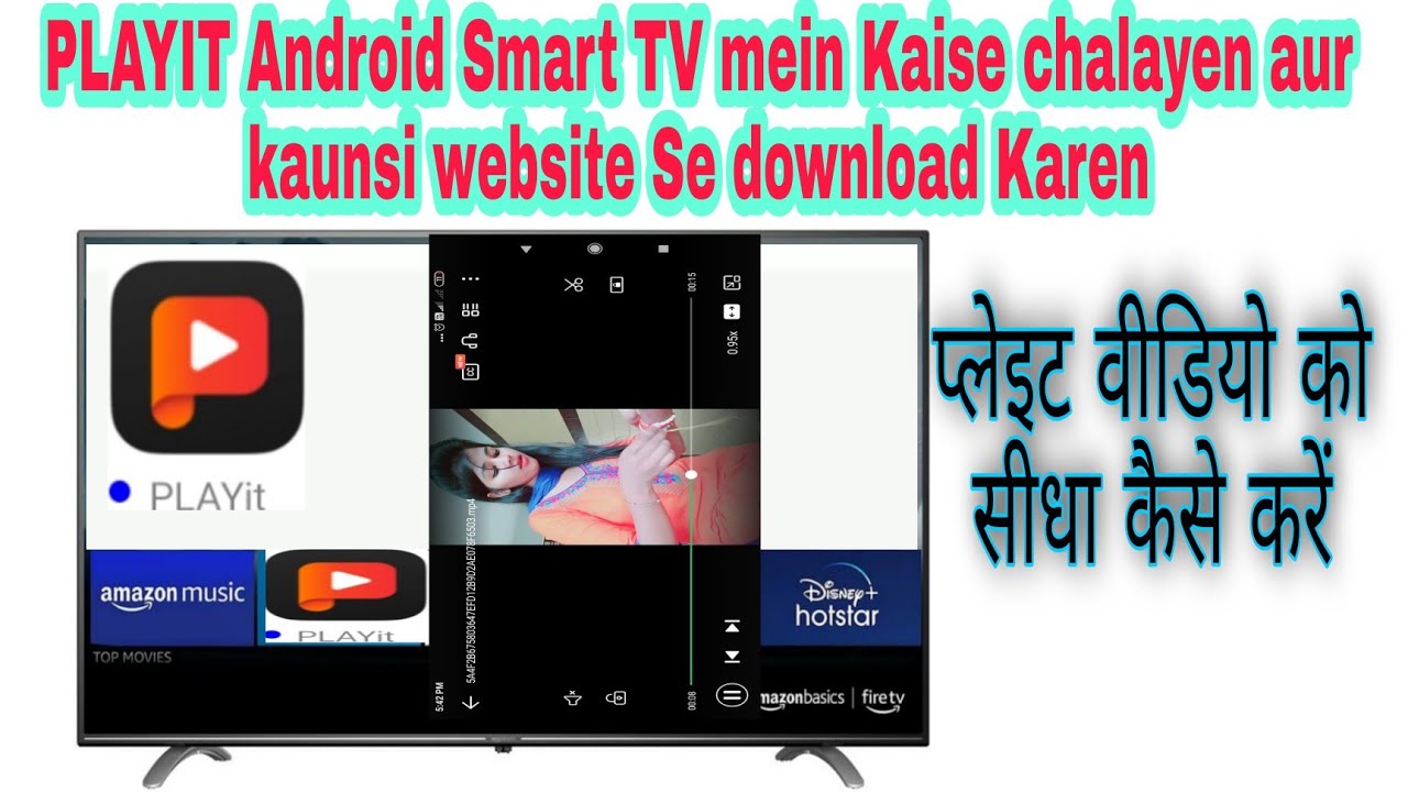 PLAYIT Ki Video Android TV Me Kaise Chalaye | How To Play Playit Video On Smart TV # ...