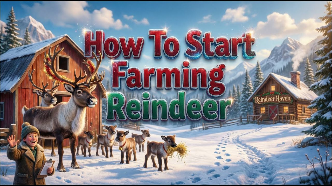 How To Start Farming Reindeer - YouTube
