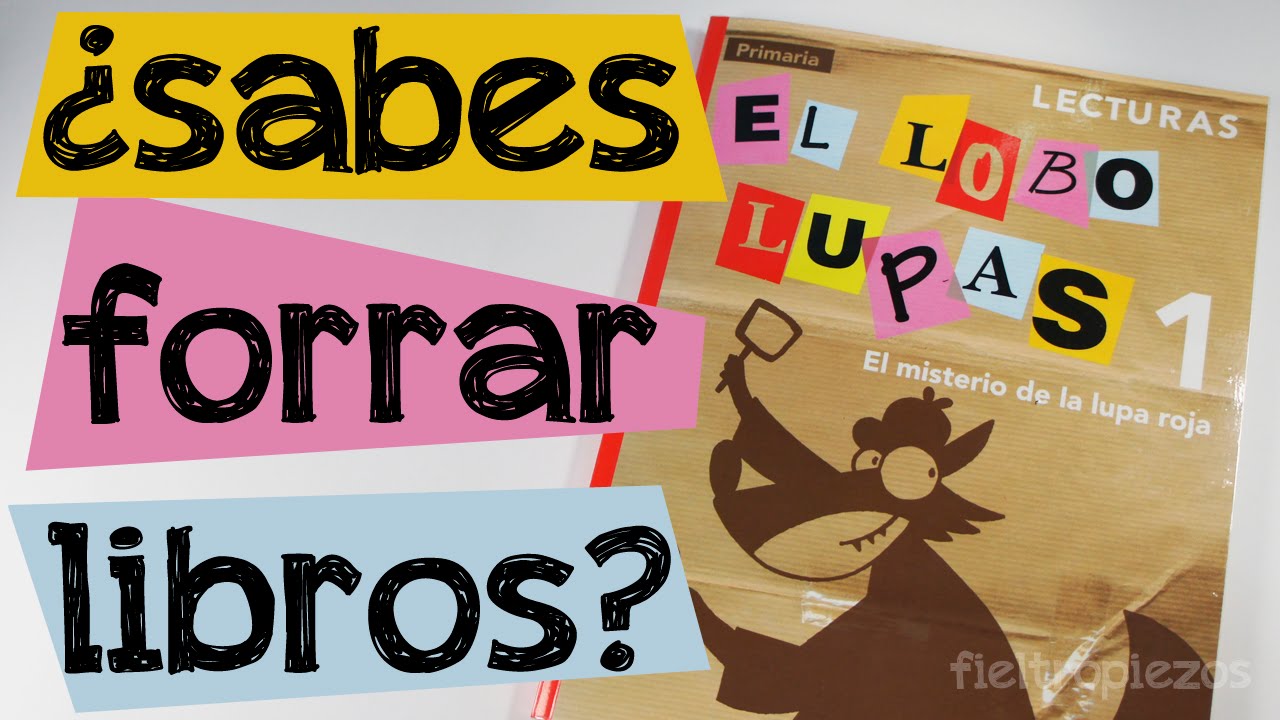 BACK TO SCHOOL | Cómo forrar libros de texto - YouTube