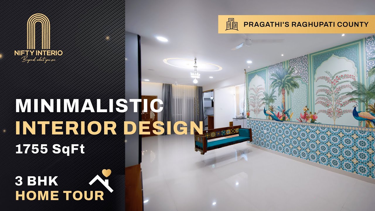Minimalistic Interior Design | 3 BHK Interior Design in 𝗣𝗿𝗮𝗴𝗮𝘁𝗵𝗶 𝗡𝗮𝗴𝗮𝗿 ...
