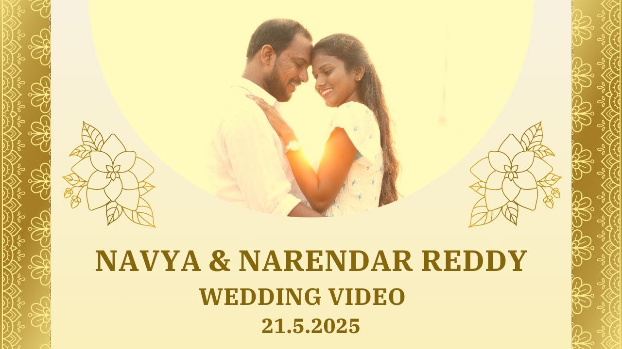 Navya & Narendar Reddy Wedding - YouTube