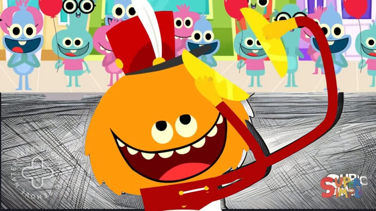 When The Band Comes Marching In | Let's Draw and Color With Super ...