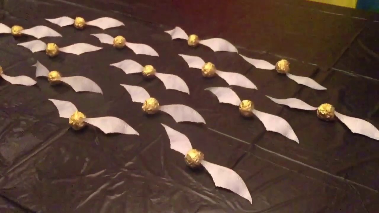 Ferrero Rocher Quidditch Golden Snitches - YouTube
