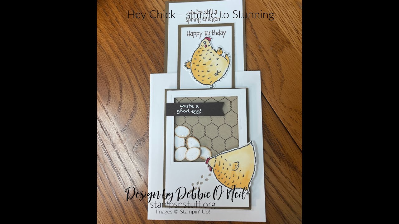 Hey Chick - A Week with the Chick - Stampin up! - Video Series - YouTube