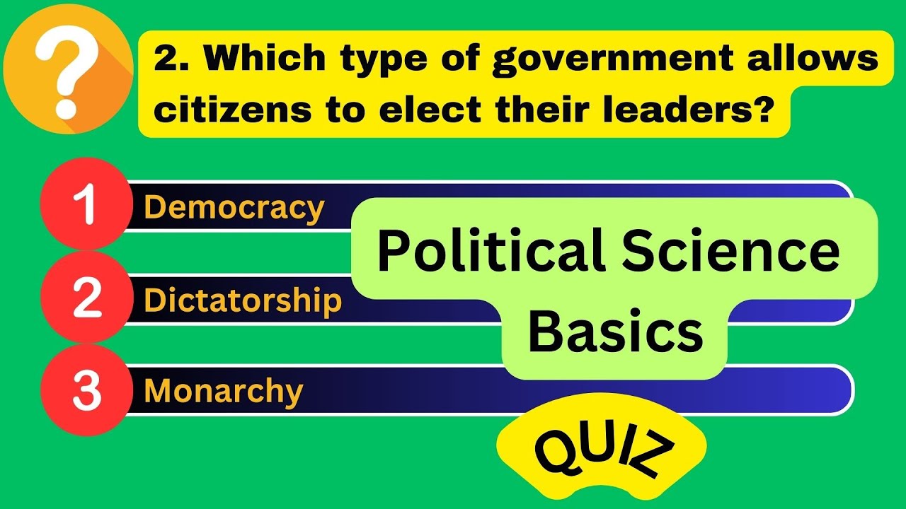 🗳️ Political Science Basics Quiz – Test Your Knowledge! 🌍 - YouTube