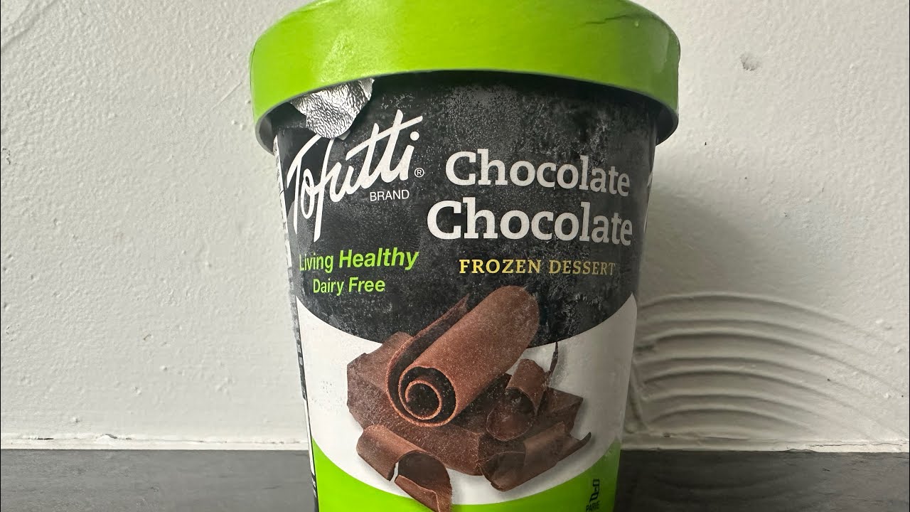 Tofutti Chocolate Chocolate Ice Cream #veganfoodtastetest #tofutti # ...