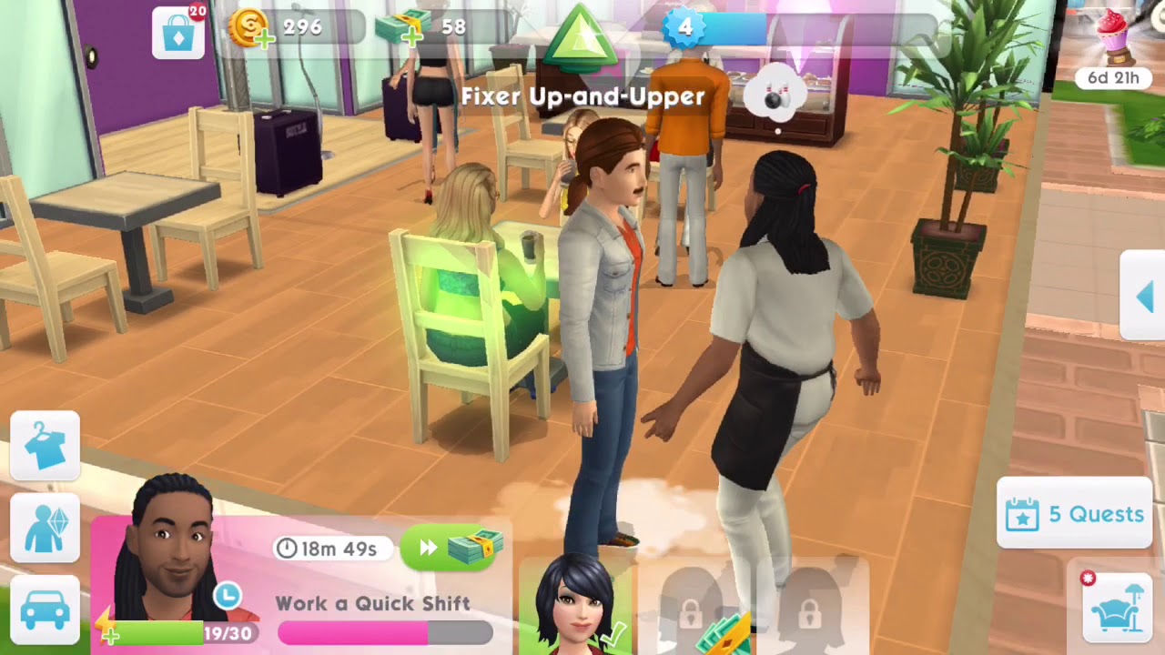 Sims mobile gameplay part 3 - YouTube