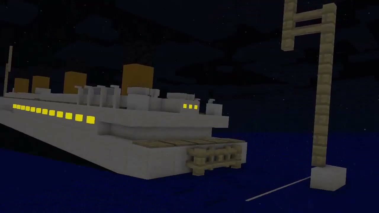 [Mine Imator](OLD) The Sinking Of The RMS Titanic - YouTube