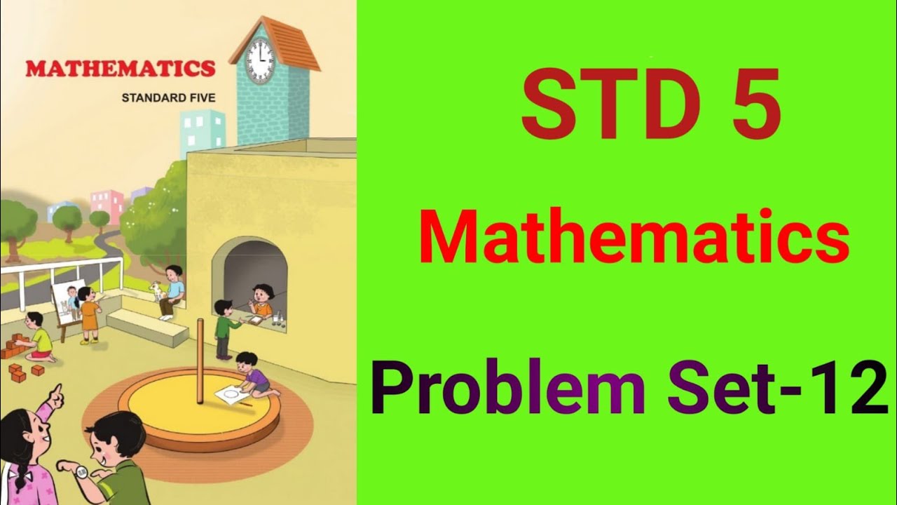@swatisclasses STD 5 Maths Problem Set-12 / Problem Set-12 standard 5 ...