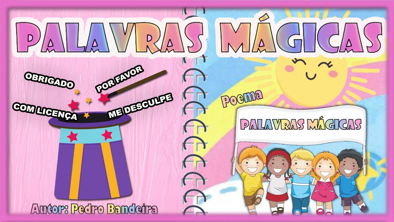 Palavrinhas Mágicas para Educação Infantil | Poema de Pedro Bandeira ...
