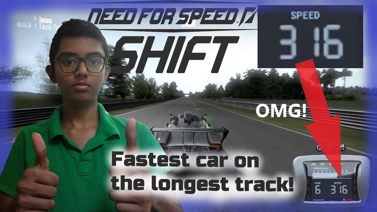 Fastest Car on the Longest Track | NFS Shift Gameplay 2021 - YouTube