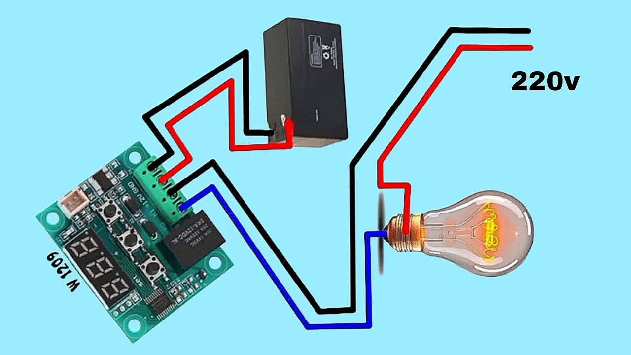 w1209 digital temperature controller thermostat module/ w1209 ...